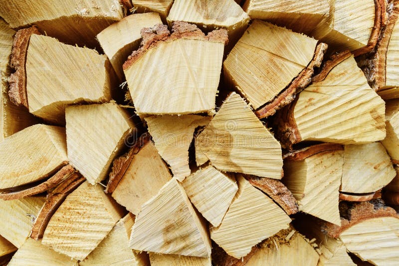Stack of Chopped Firewood. Preparation of Firewood for the Winter Stock ... Stack of Chopped Firewood. Preparation of Firewood for the Winter Stock ...