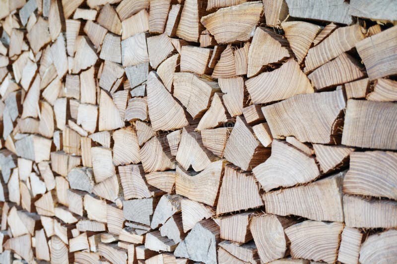 Stack of chopped wood logs stock image. Image of mosaic - 63127799