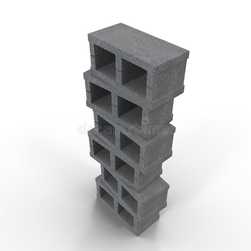 Cinder Block Cartoon Drawings