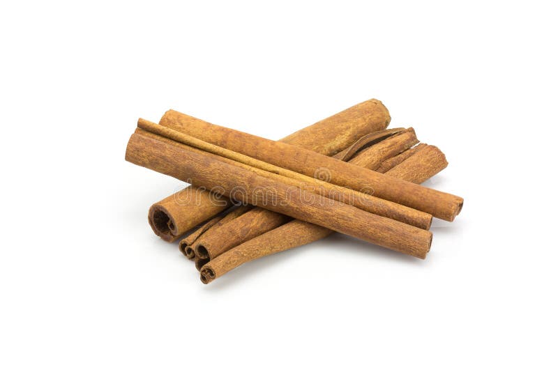 Stack of Cinnamon Isolated on Stock Image - Image of baking, cinamon ...