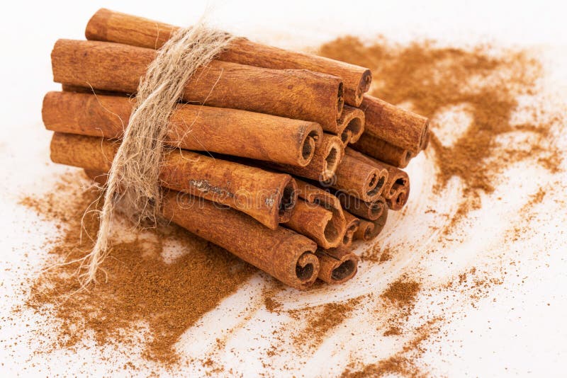 Stack of cinnamon stock image. Image of aromatic, health - 45040733