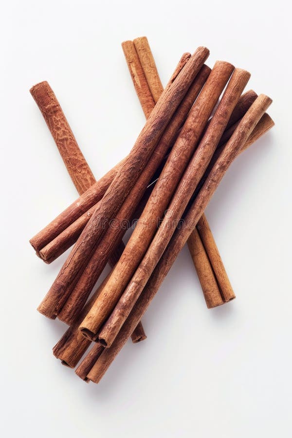 A Stack of Cinnamon Sticks on a Clean Surface, Ready for Use Stock ...
