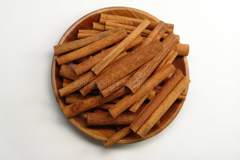 Stack of Cinnamon Sticks stock image. Image of herb - 114801345