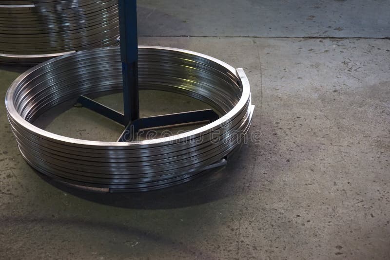 Stack of circle tubes stock image. Image of engineering - 64604319