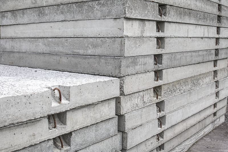 Precast Concrete Wall Panel Stock Image - Image of door, construction ...