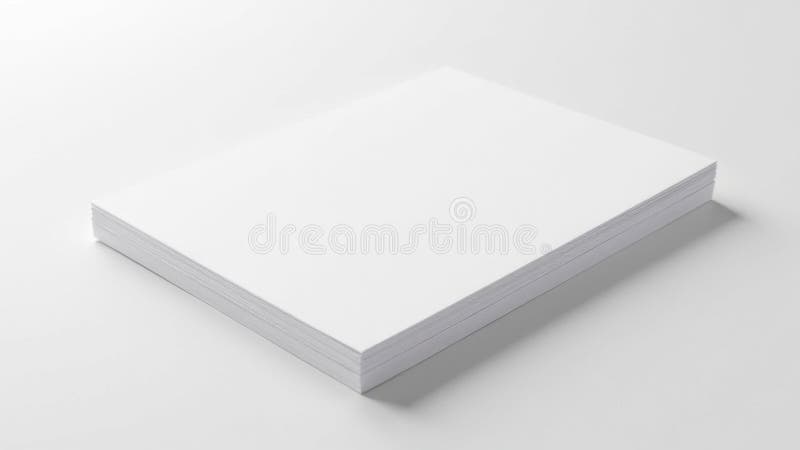 Stack Blank Paper Mockup Design Projects Stock Photos - Free & Royalty ...