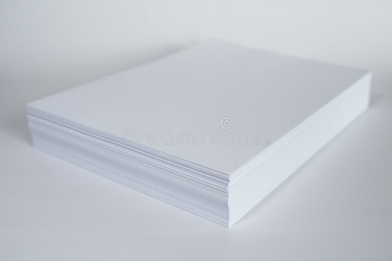 Clean Unused Bright White Paper Stock Photos - Free & Royalty-Free ...