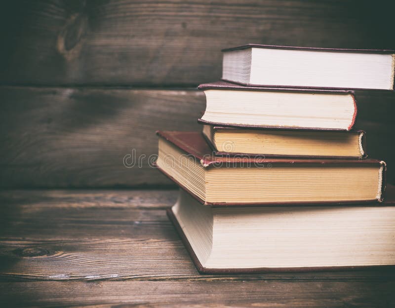 Stack of closed books stock photo. Image of vintage - 103274906