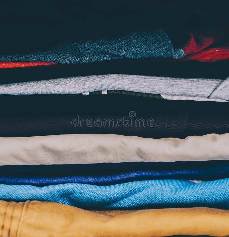 Stack of Cloth stock photo. Image of classic, background - 101179812