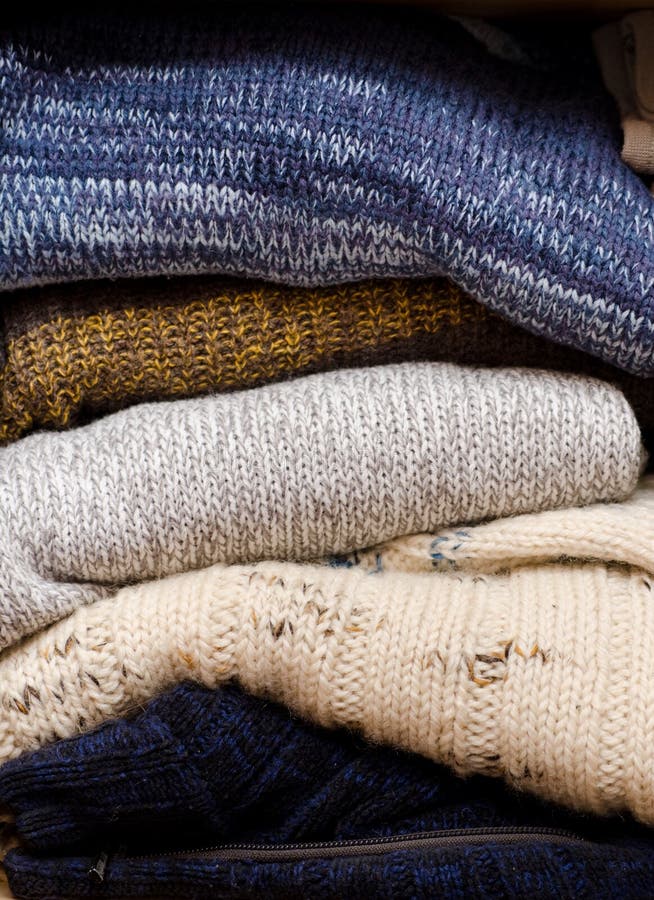 Stack of clothes stock image. Image of cloth, white, sweater - 34541035