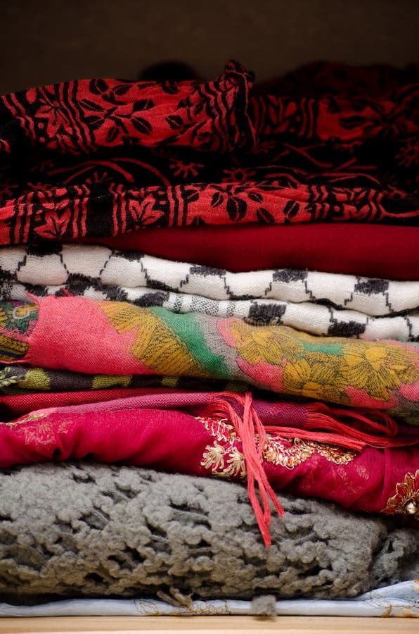 Stack of clothes stock photo. Image of fashion, pile - 34569354