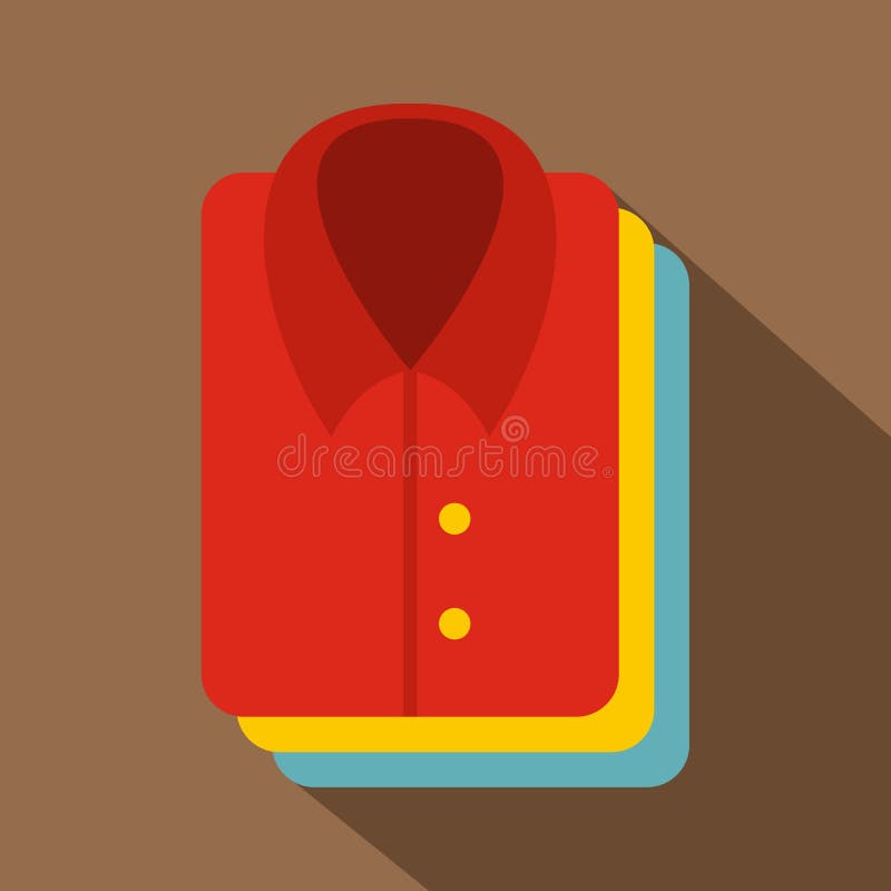 Stack of Clothing Icon Circle Stock Vector - Illustration of colorful ...
