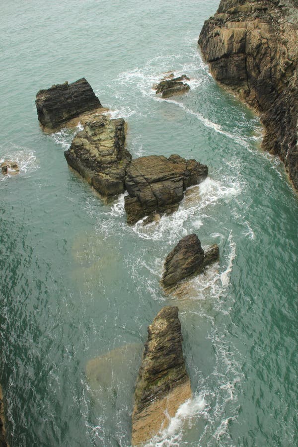 South Stack stock photo. Image of south, waves, coast - 157431856