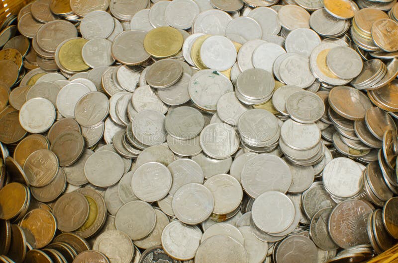 Stack of coin stock image. Image of bank, pile, business - 40622343