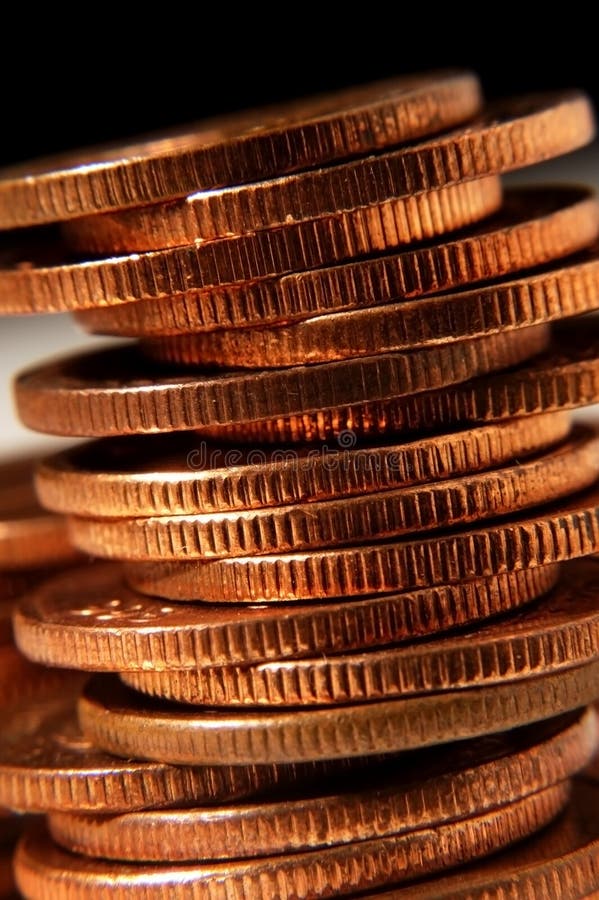 Stack of coins stock image. Image of background, bonds - 1496515