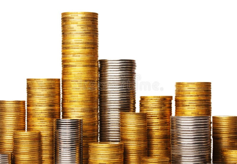 Australian Money Coins Gold Background Stock Image - Image of ...