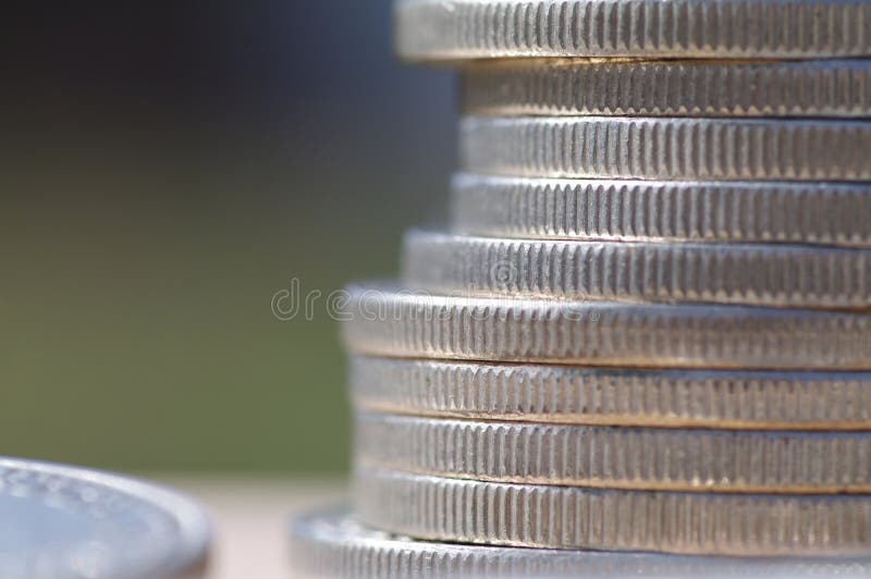 Stack of coins stock image. Image of money, collectible - 24031597