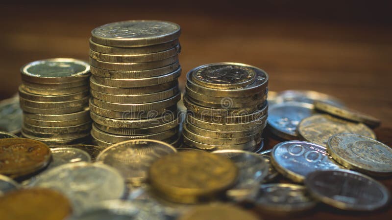 Stack of Indonesia Rupiah Banknotes Isolated on White Background Stock ...