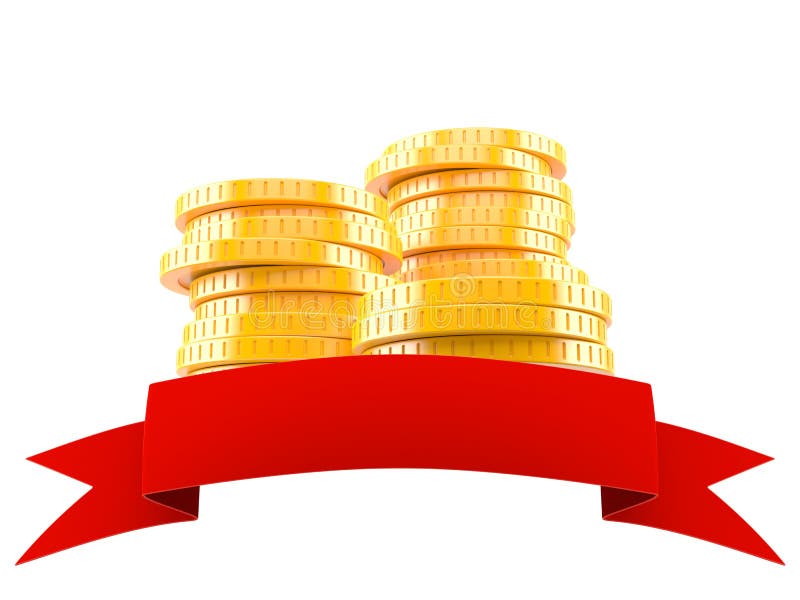 Stack Blank Golden Coin Stock Illustrations – 406 Stack Blank Golden ...