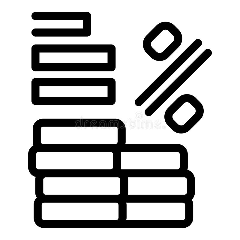 Stack of Coins is Getting Bigger Showing Increasing Interest Rate Stock ...