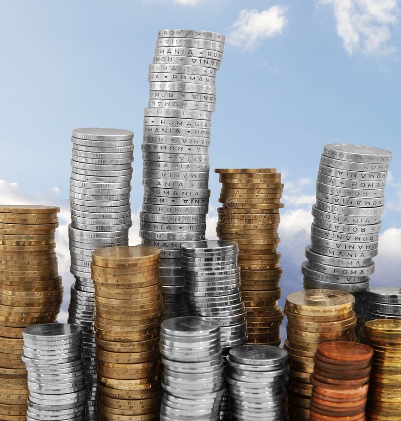 Coins stock photo. Image of debt, glow, concept, economy - 13762074