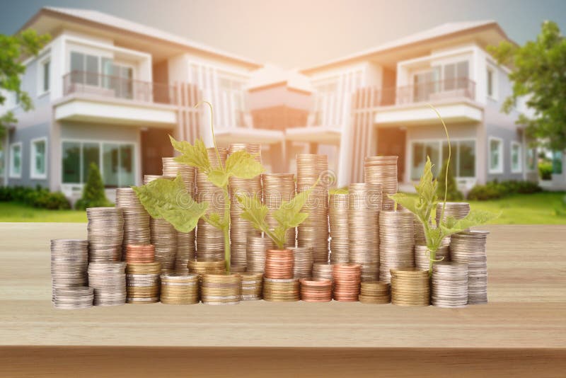 Stack of coins saving stock image. Image of investment - 79572049