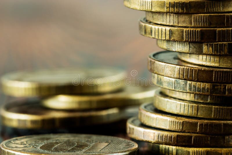 Stack of coins stock image. Image of investment, financial - 169896833