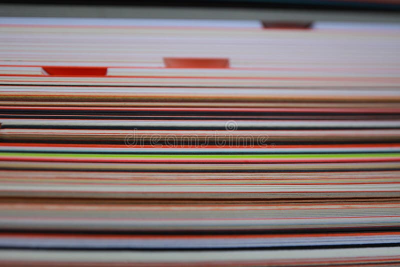 Stack of Colored Cardboard Texture Paper Stock Image - Image of design ...