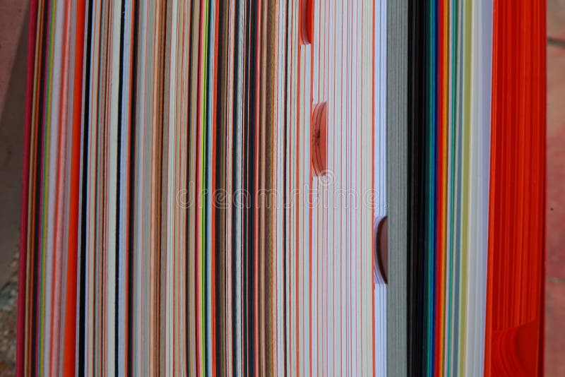 Stack of Colored Cardboard Texture Paper Stock Photo - Image of ...