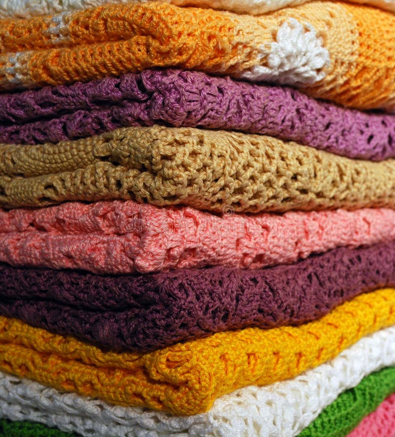 Stack of colored jackets stock image. Image of stack, yellow - 9780353