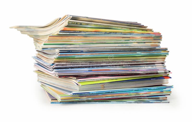 Batch of magazines stock photo. Image of media, book, informed - 4311132