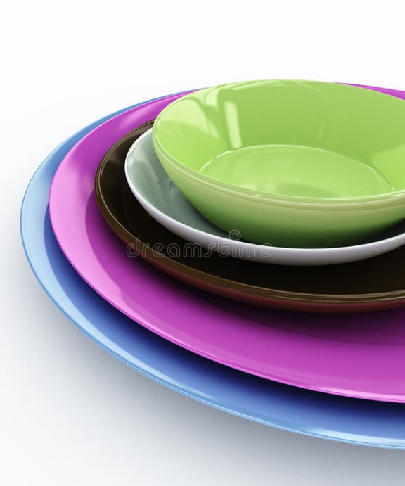 Stack Plates Stock Illustrations – 1,032 Stack Plates Stock ...