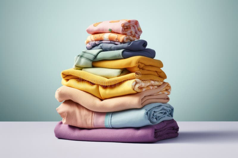 Baby Clothes Stack Stock Illustrations – 79 Baby Clothes Stack Stock ...