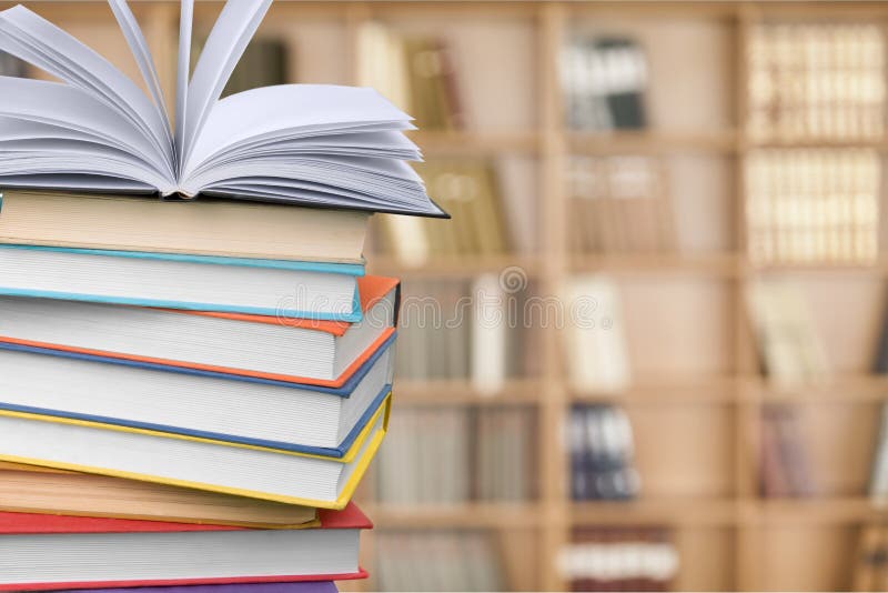 Stack of Colorful Books on Background Stock Photo - Image of historic ...