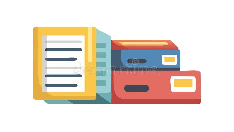 Stack of Colorful Books Education Learning Library Icon, Vector Design ...