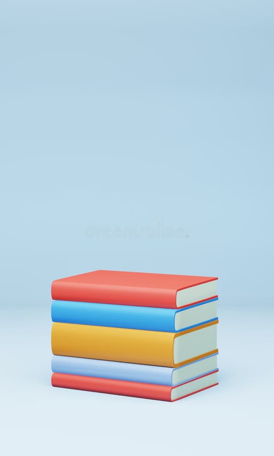 Stack Blue Books Light Blue Background Stock Illustrations – 1,748 ...