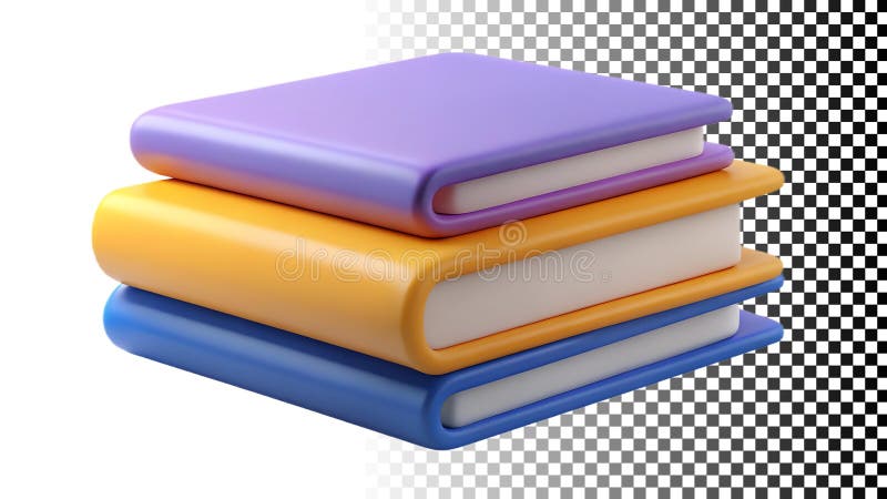 Stack of Colorful Books Representing Learning and Education Resources ...