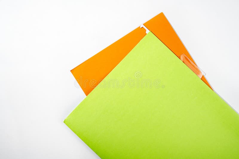 Stack of Colorful Document Files Stock Image - Image of pile, report ...