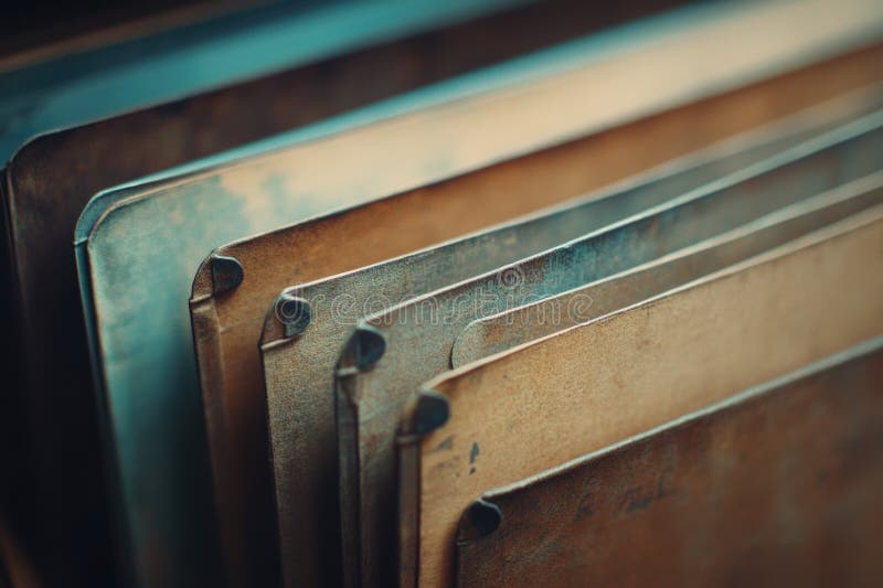 A Stack of Colorful Folders Sitting on a Table, Perfect for Organizing ...