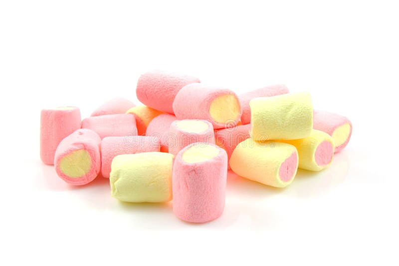 Stack of Colorful Marshmallows Stock Photo - Image of snack, candy ...