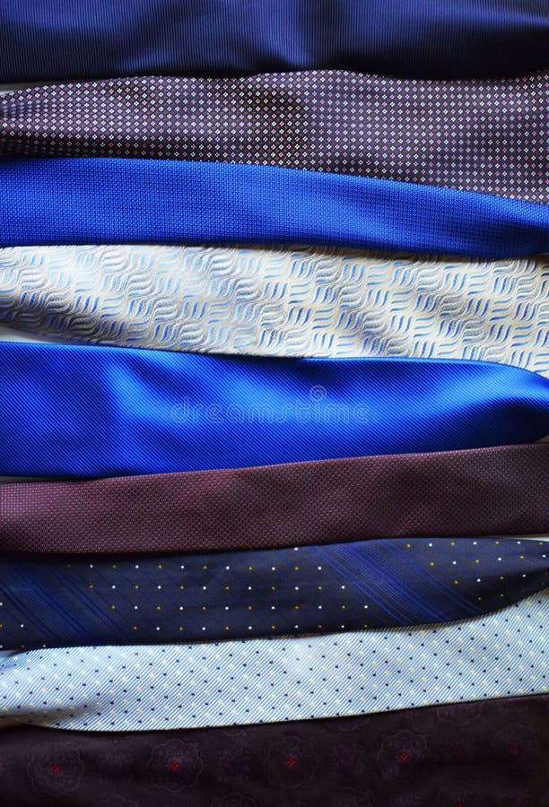 Stack of Colorful Neckties As Abstract Background Stock Image - Image ...