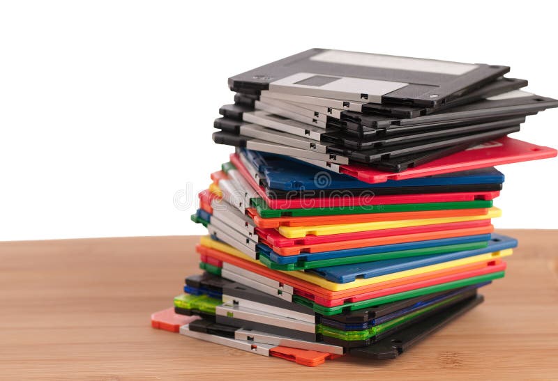 Stack of Floppies stock image. Image of stack, technology - 37107