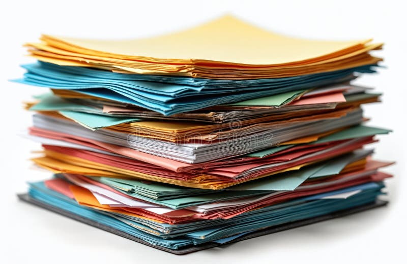 Pile of Documents stock photo. Image of bookshelf, learning - 65273592