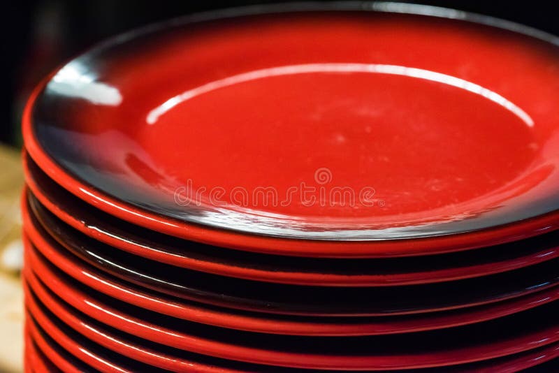 675 Stack Plates Red Background Stock Photos - Free & Royalty-Free ...