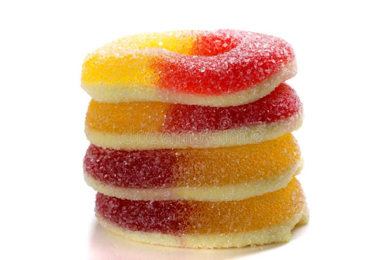 Stack of Colorful Sweet Jelly Candies Stock Photo - Image of heap ...