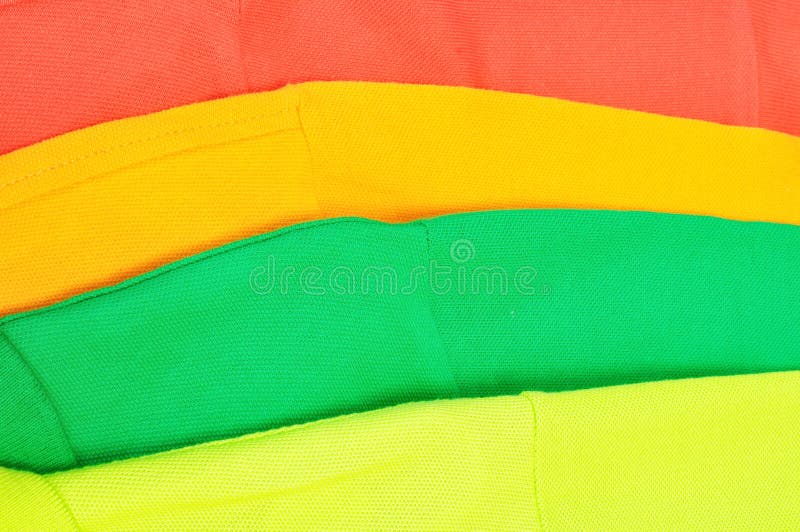 Stack of Colorful t-shirt stock photo. Image of fashion - 31913276