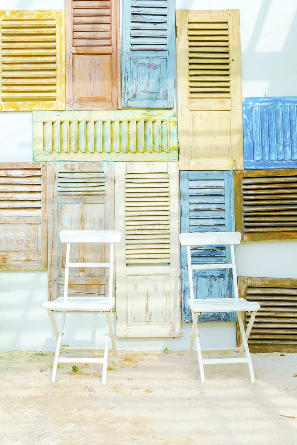 Stack of the Colorful Wooden Window Stock Image - Image of timber ...