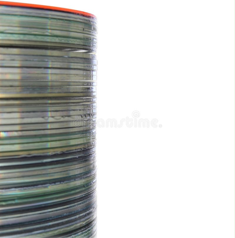 A Stack of Compact Discs stock photo. Image of reflective - 80209954