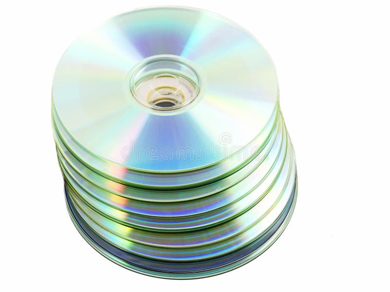 A Stack of Compact Discs stock photo. Image of reflective - 80209954