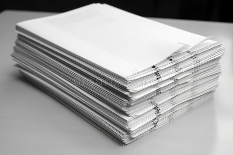 Stack of Completed Survey Forms Stock Image - Image of keeping ...